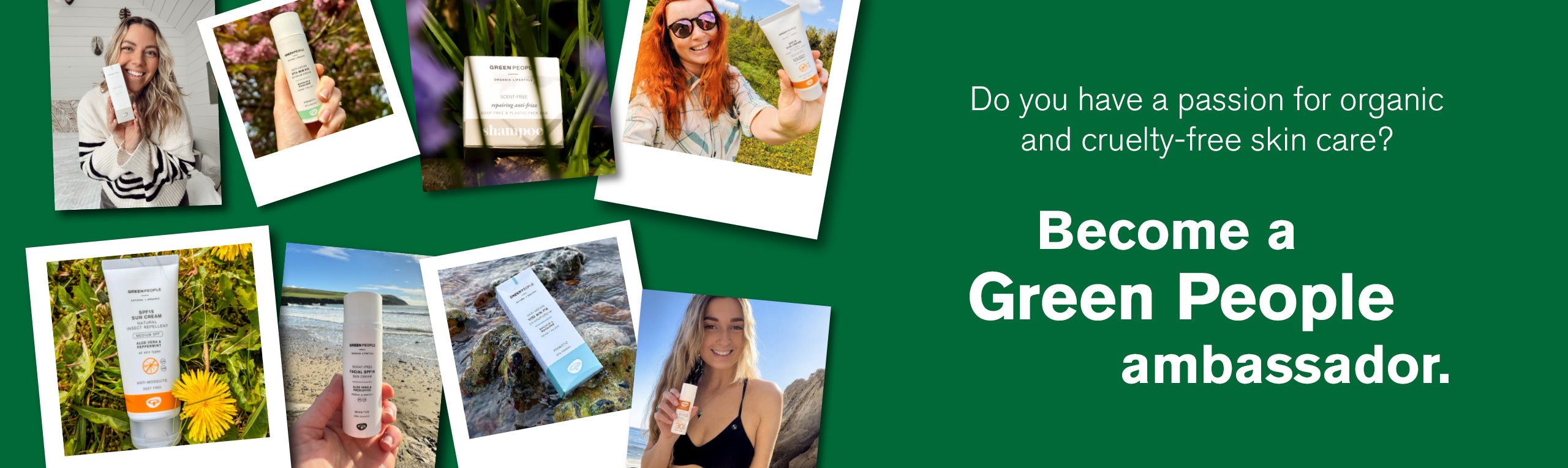 Become a Green People Ambassador | Organic Beauty