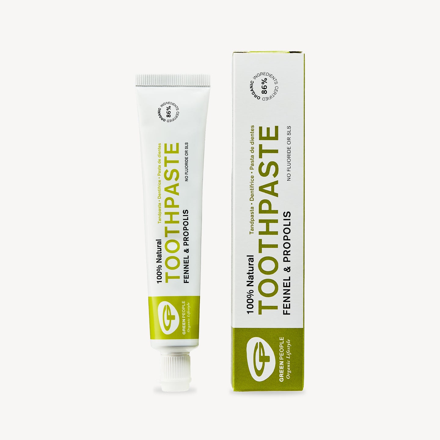 Natural Fennel & Propolis Toothpaste | Organic | Green People UK