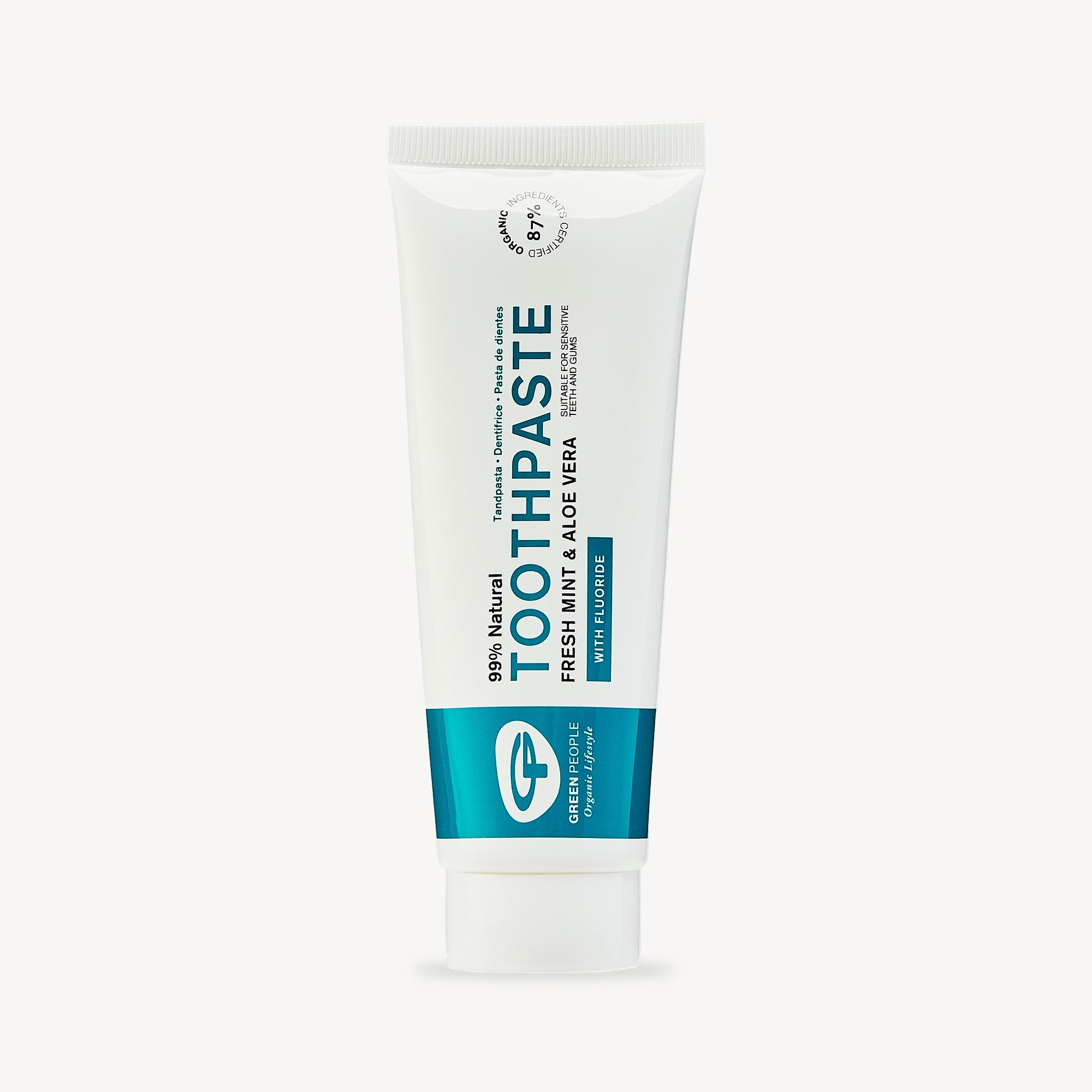 Natural Fresh Mint Toothpaste with Fluoride | Green People UK