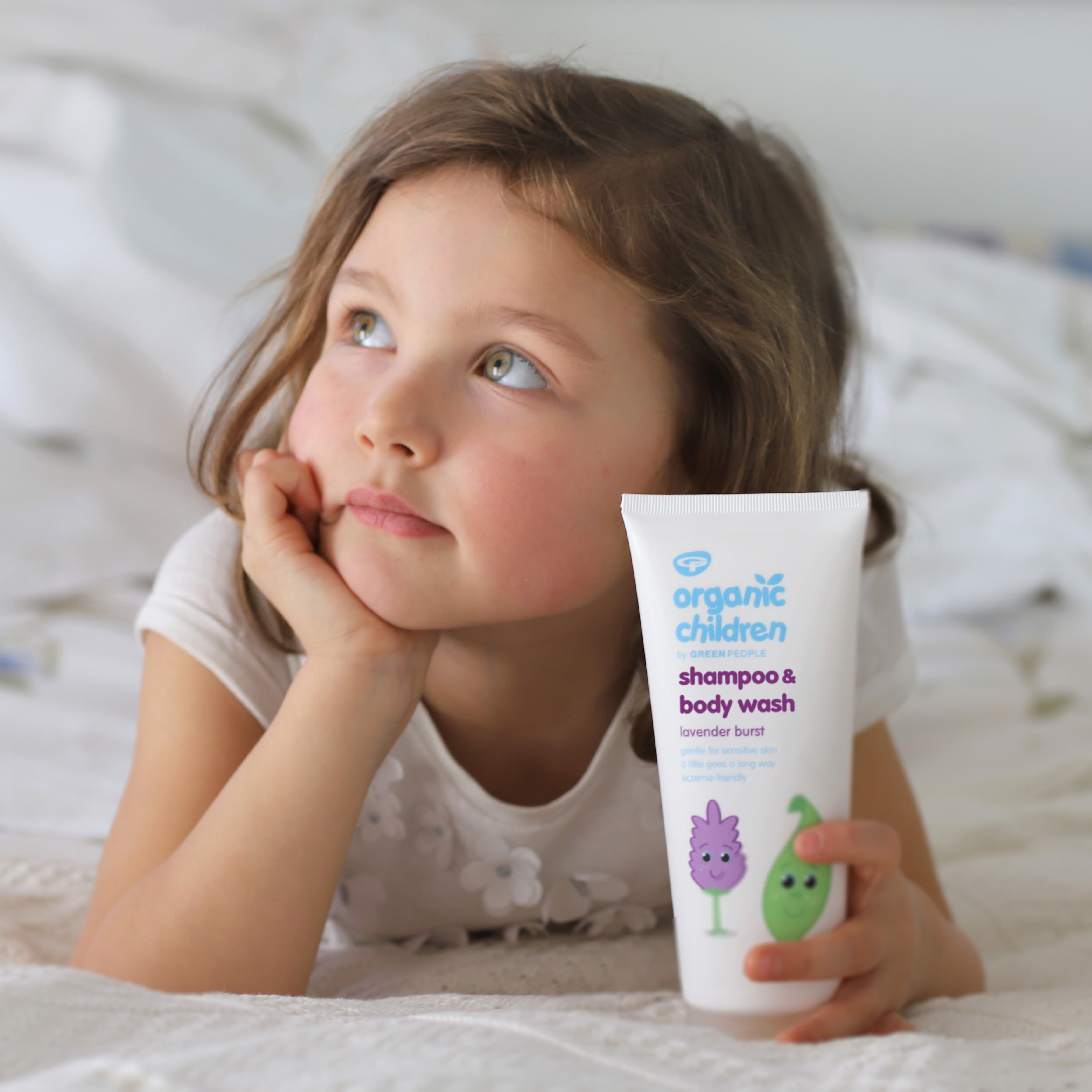 Organic Children Shampoo Body Wash Lavender Burst 200ml