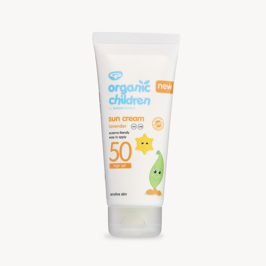 Organic Children Lavender Sun Cream SPF50 | Natural Sunscreen for Kids ...