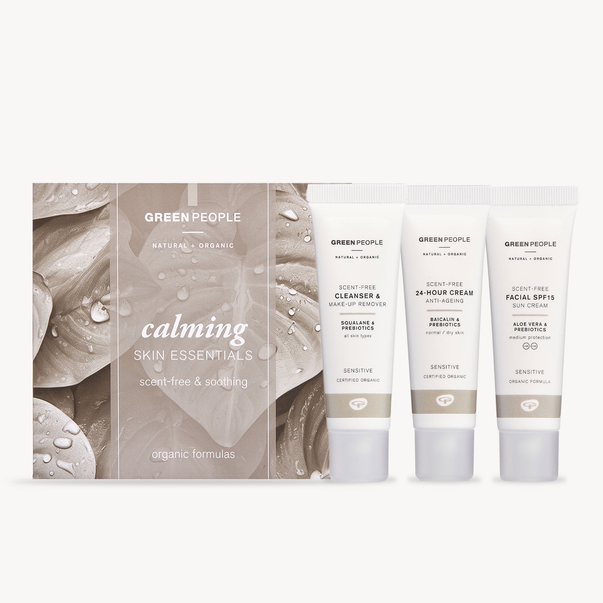 Green People Calming Skin Essentials Set | Natural & Organic