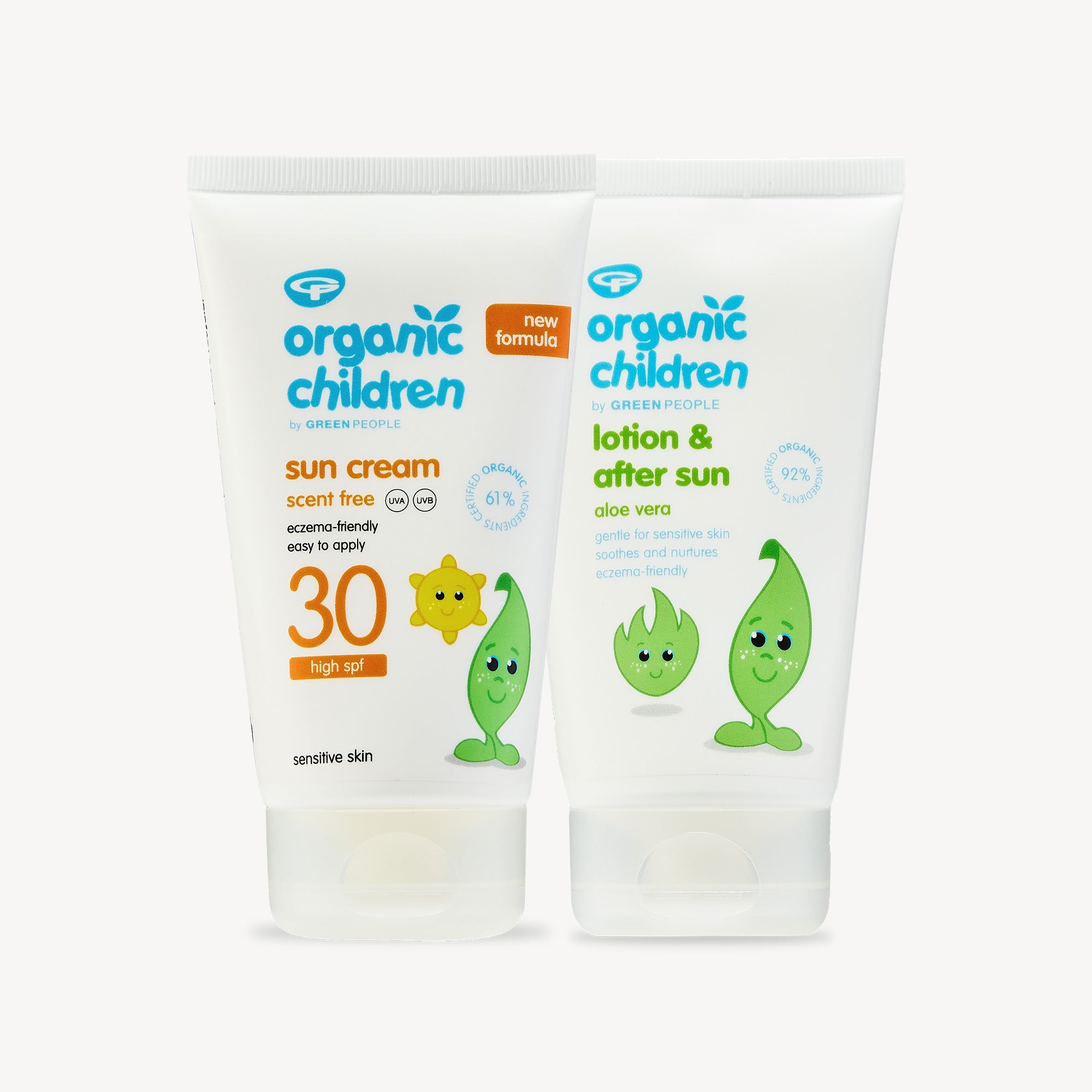 Green People Children’s Sun Cream + After Sun Bundle | Natural