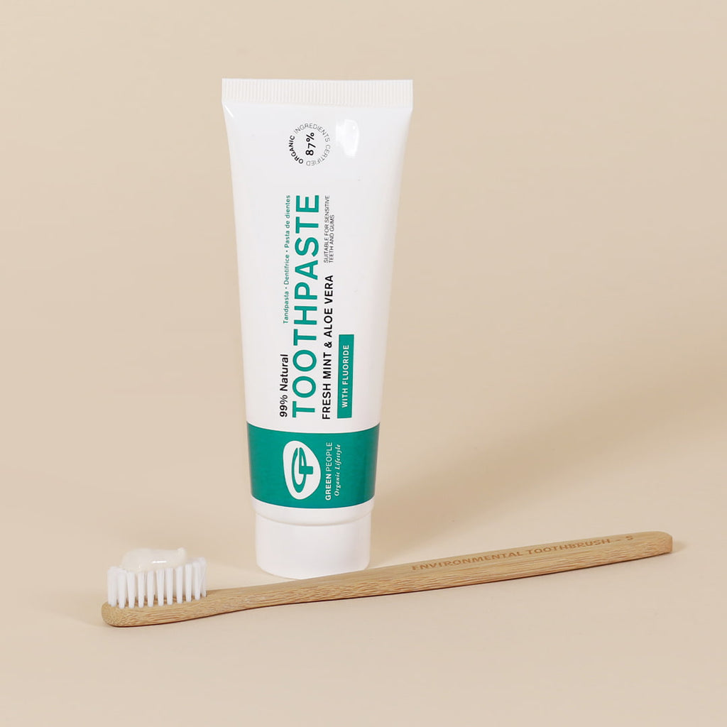 Fresh Mint and Aloe Vera Toothpaste with Fluoride 75ml | Natural ...